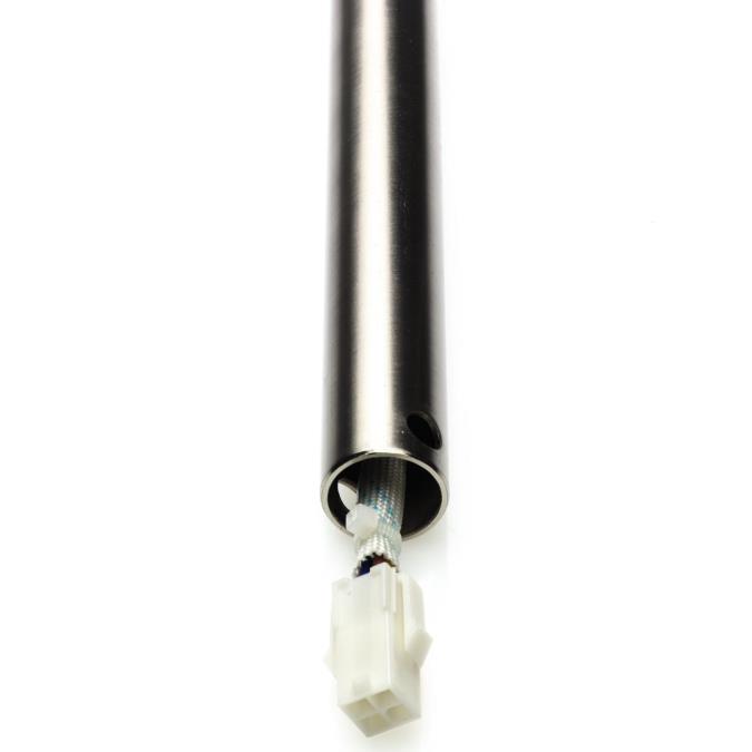 30,5 cm Westinghouse down rod for ceiling fans in satin-finished chrome